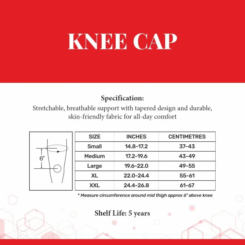 Knee Cap – Firm Compression & All-Day Knee Support