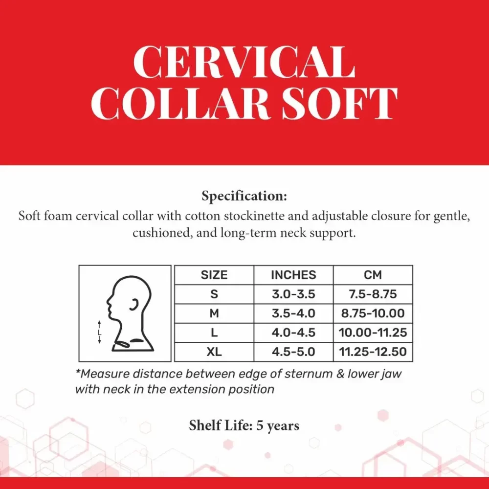 Cervical Collar Soft – Gentle Neck Support & Comfort
